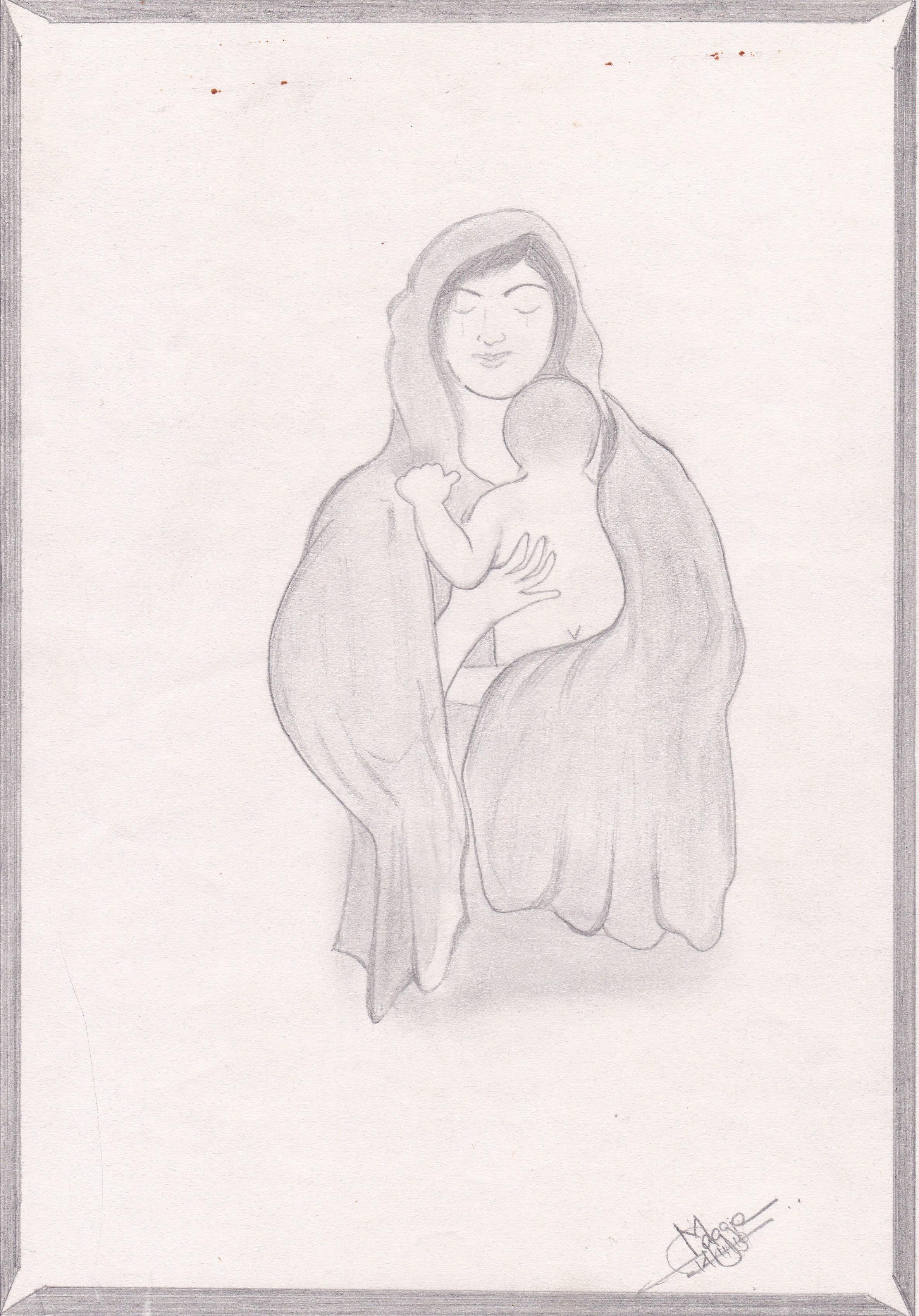 Drawings – Maggie 08 Holy Mary – Nelson MCBS