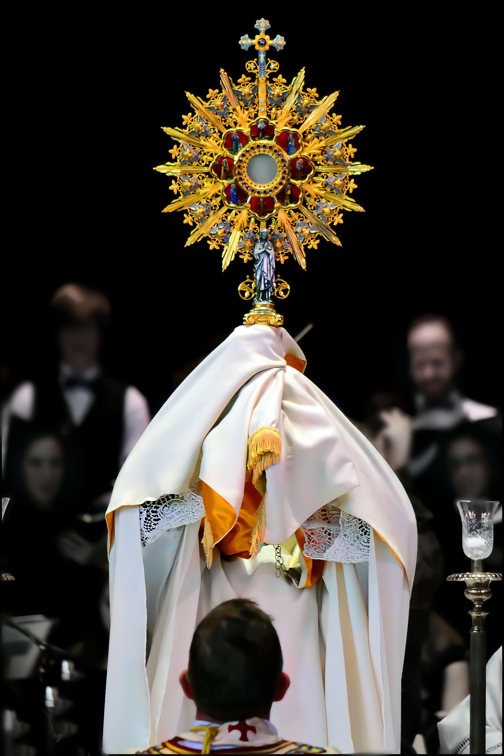 Priest with Monstrance – Corpus Christi | Eucharistic Blessing – Nelson ...