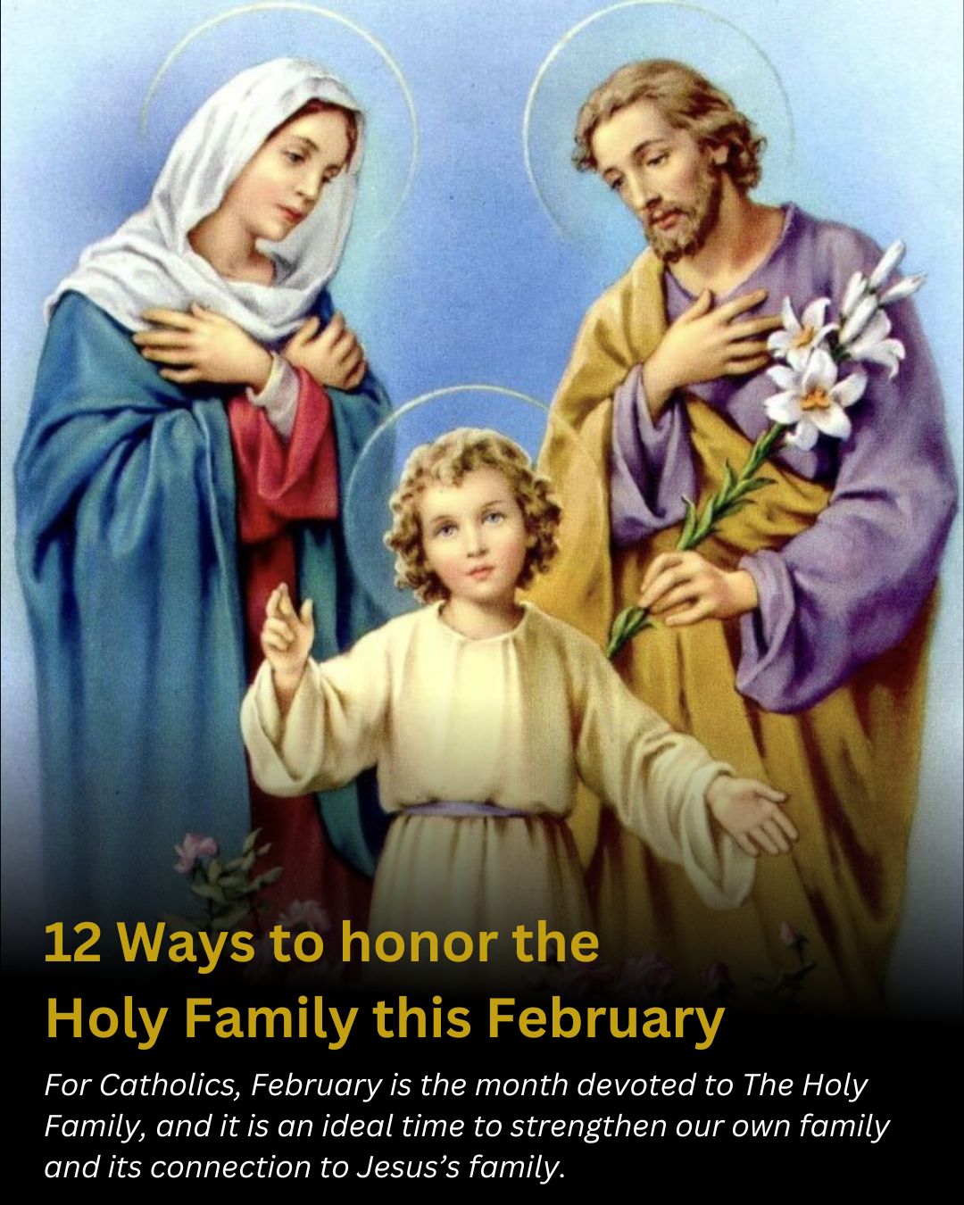 12 Ways to honor the Holy Family in February – Nelson MCBS